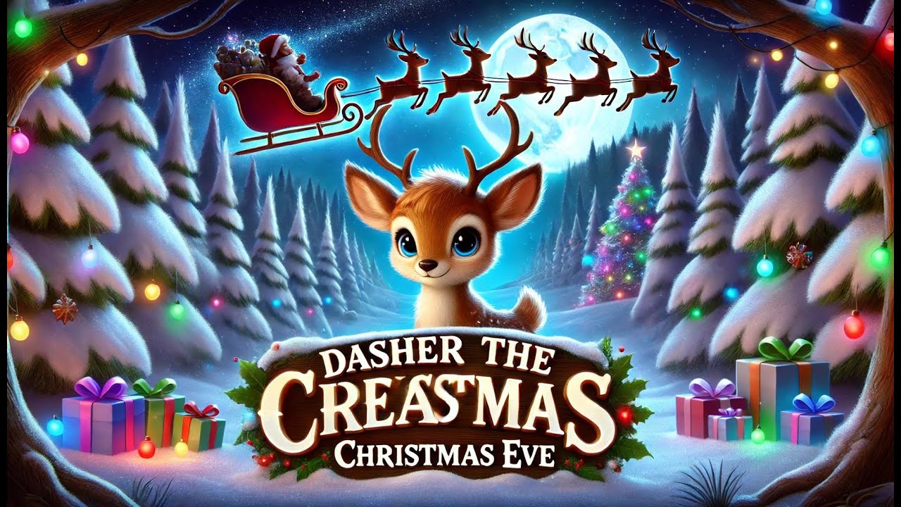 Dasher the Dreamer’s Christmas Eve | Relaxing Bedtime Story for Kids ...