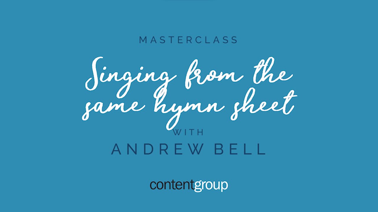 Masterclass | 'Singing from the same hymn sheet' with Andrew Bell - YouTube