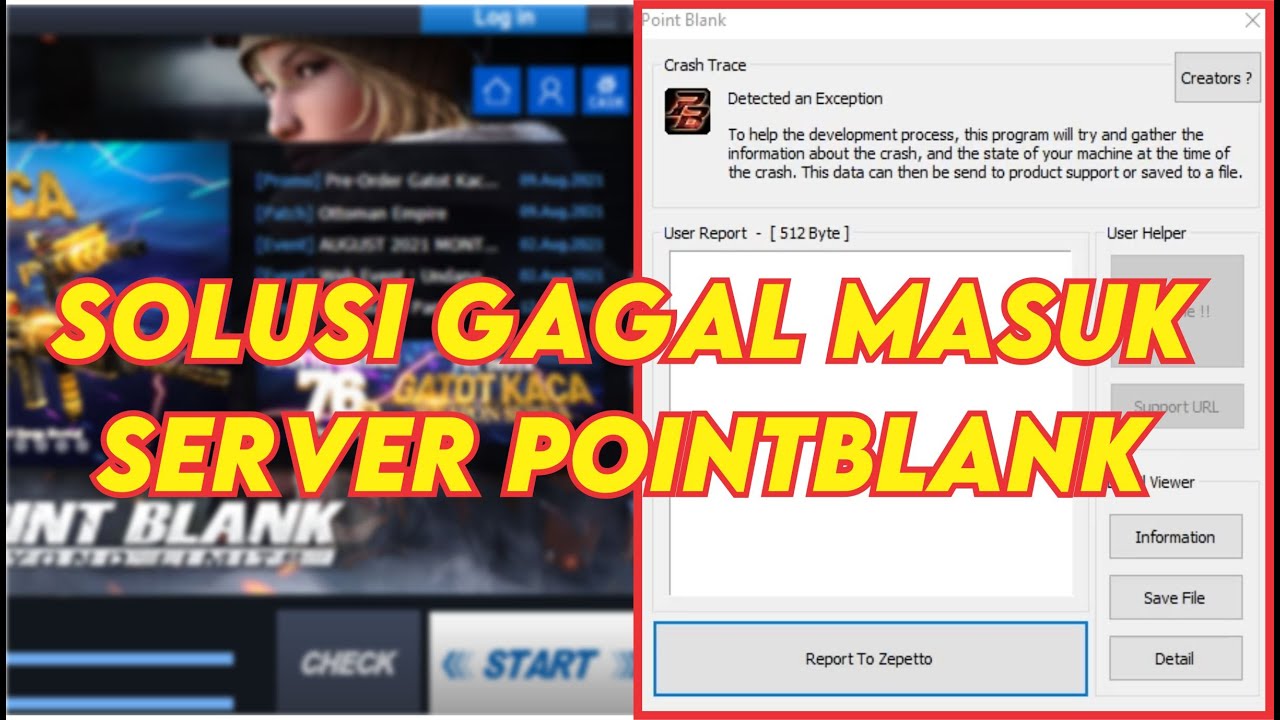 Mengatasi Crash Trace Point Blank Update 10 Agustus 2021 - YouTube