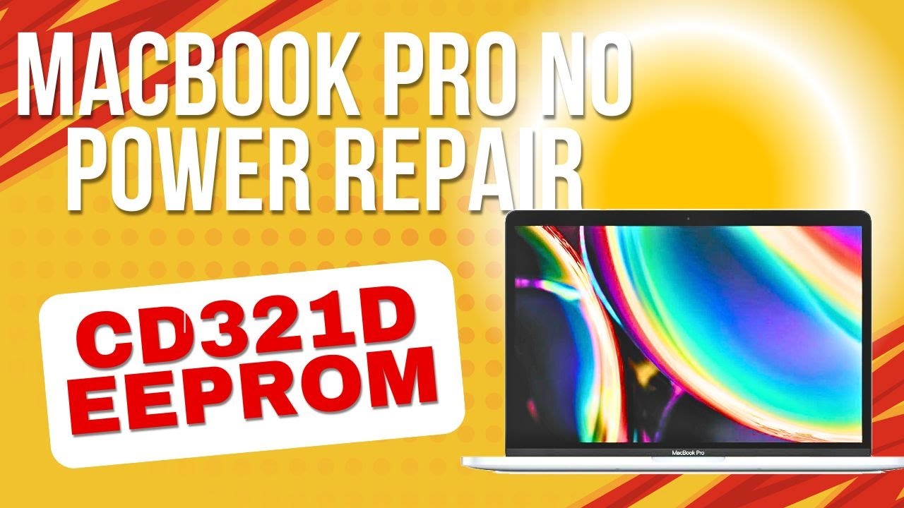 Macbook Pro no power repair CD3217 couldn't read EEPROM - YouTube
