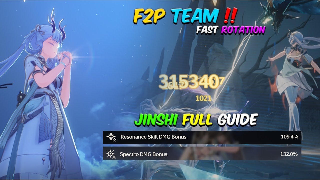 3M+ DAMAGE with F2P Jinshi Team! Full Build & Rotation - YouTube