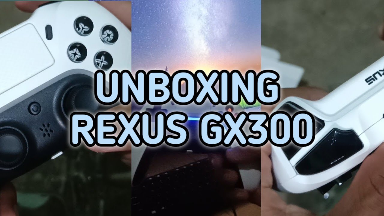 GAMEPAD REXUS GX300 V2 TERBARU - DESAIN CAKEP BANGET | UNBOXING - YouTube