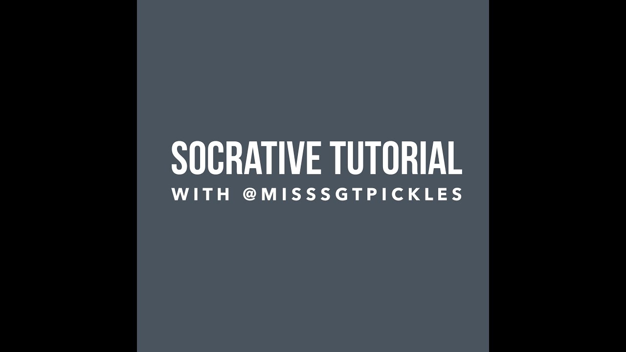 Socrative Tutorial - YouTube
