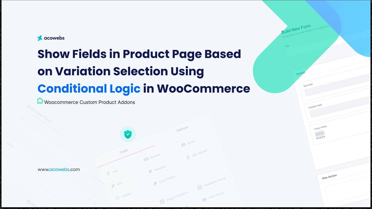 Show Fields in Product Page Based on Variation Selection Using ...