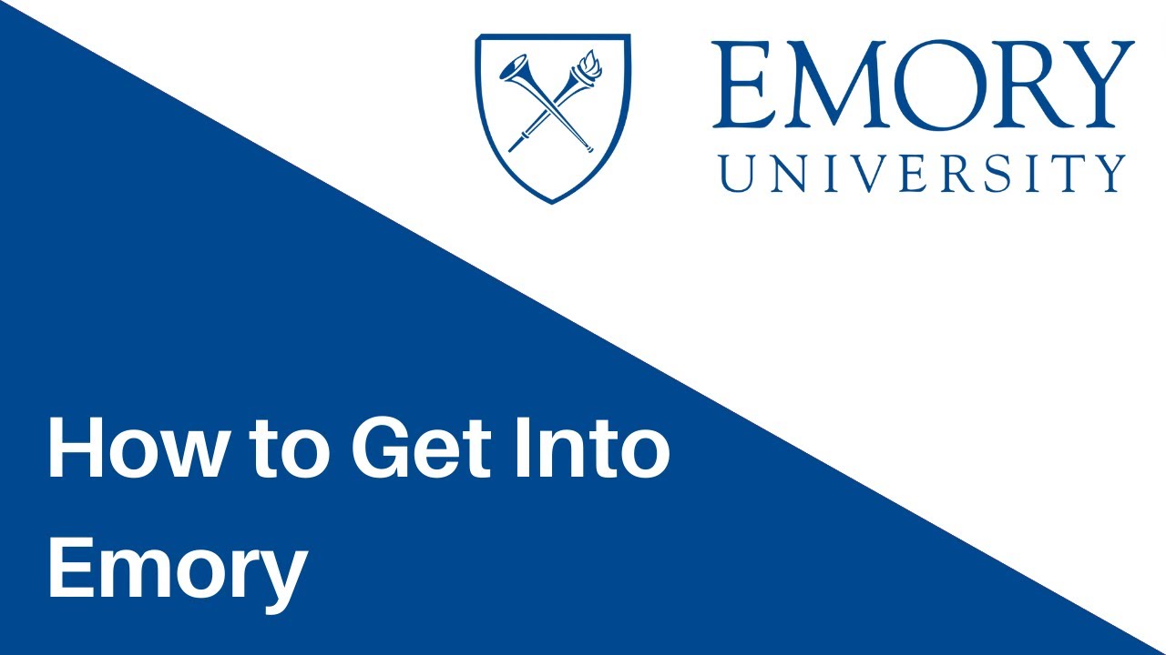 HOW TO GET INTO EMORY + TIPS FROM AN EMORY STUDENT - YouTube