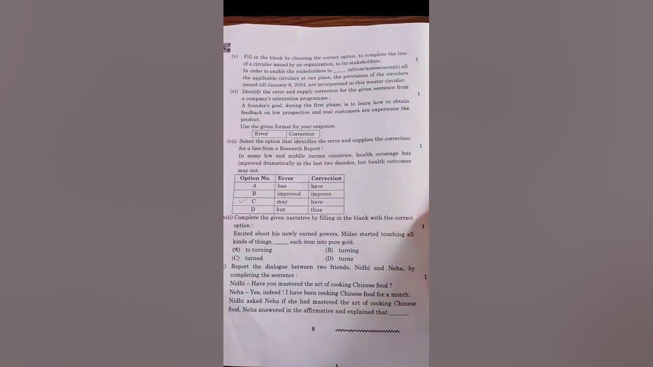 Class-10 English cbse board paper | Solution of English Cbse paper # ...