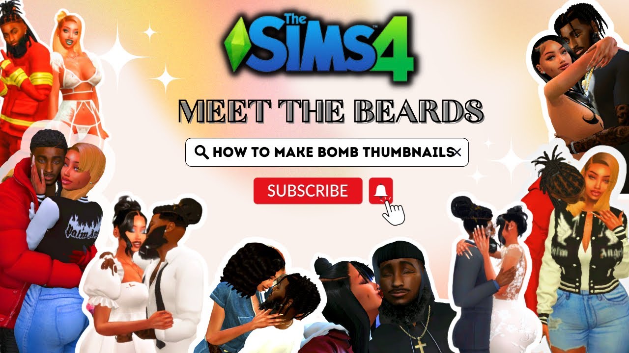 HOW TO MAKE BOMB THUMBNAILS| SIMS 4 POSES | #sims4lxo #sims4poses - YouTube