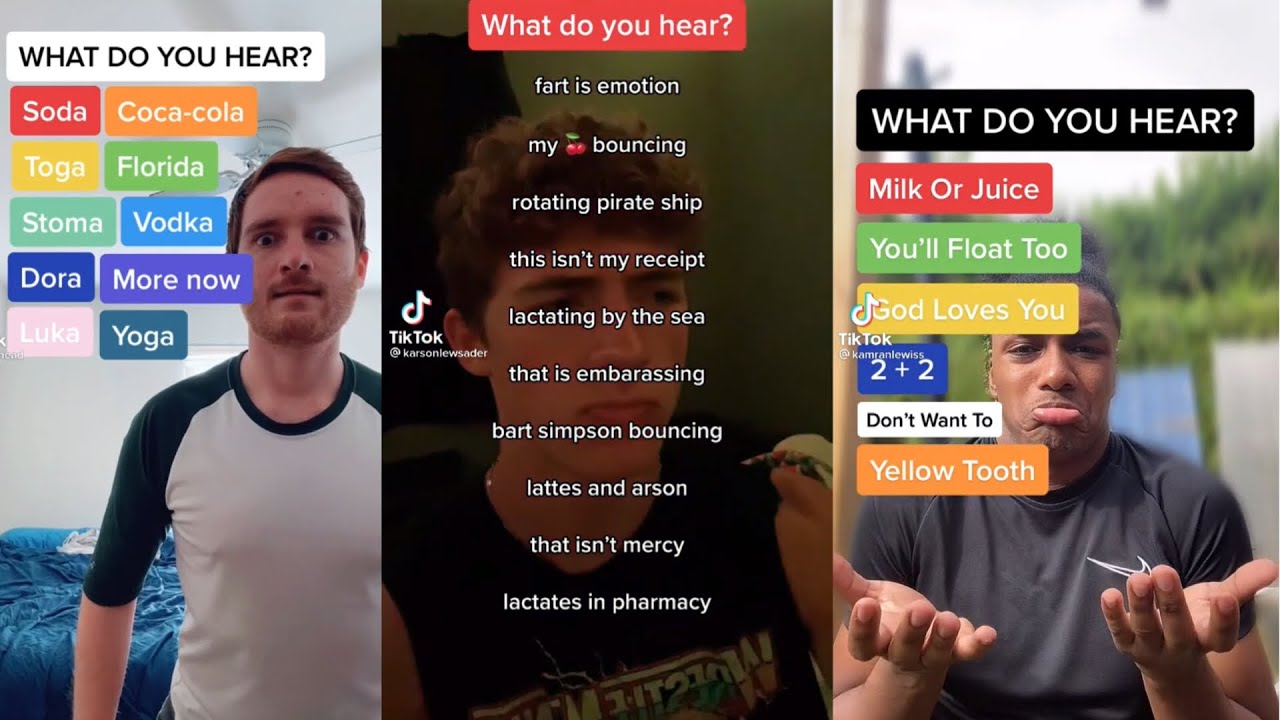 What Do You Hear ? Compilation Part 2. - YouTube