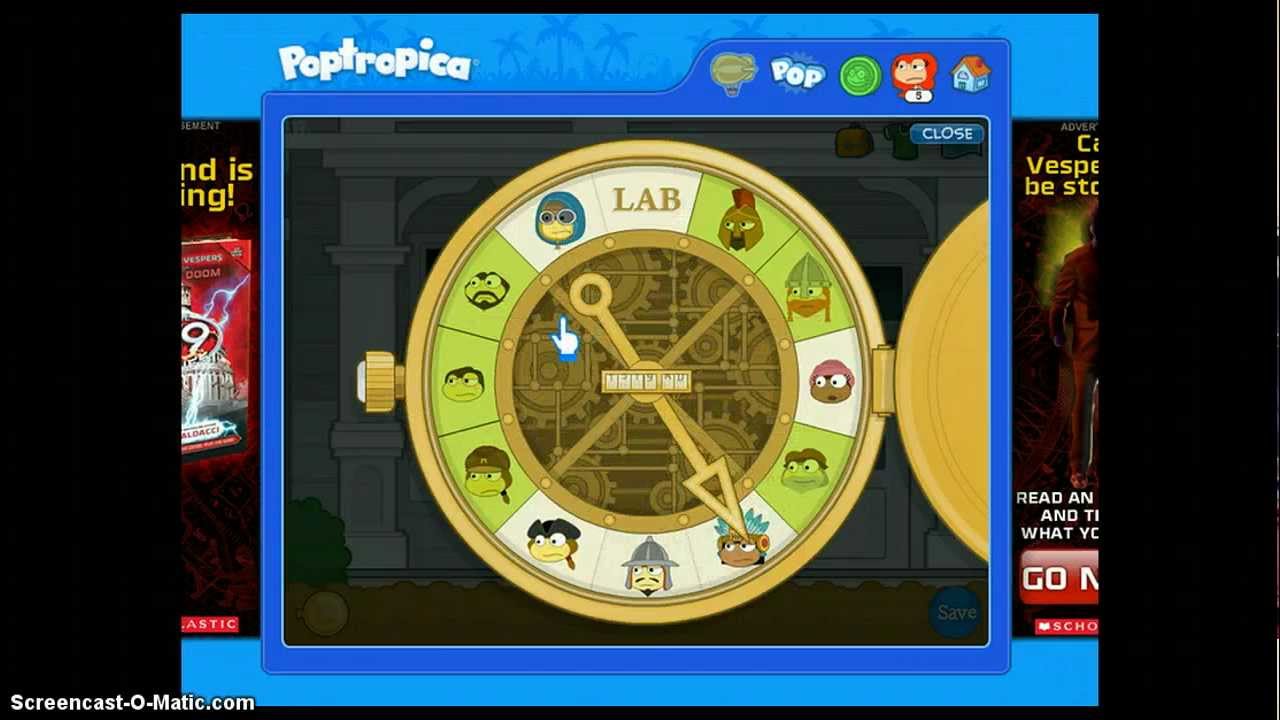 Poptropica- TIME TANGLED ISLAND Part2-WALKTHROUGH - YouTube