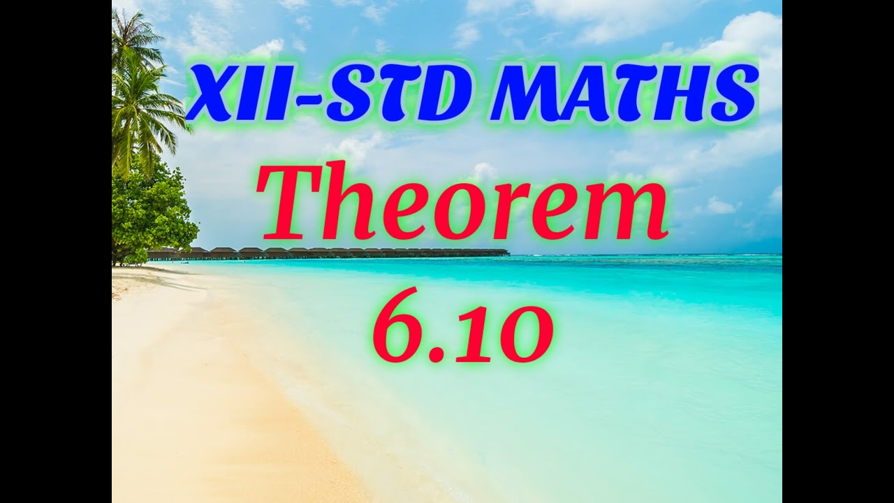 Theorem 6.10|lagrange's identity|Applications of Vector Algebra|TN 12th ...