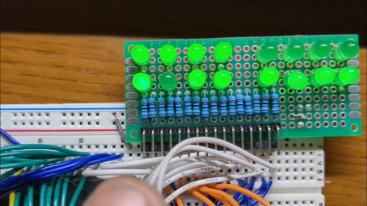 NMOS 6502 Computer using a 6532 RIOT, NTE2214 1K SRAM, and AT28C256 ...