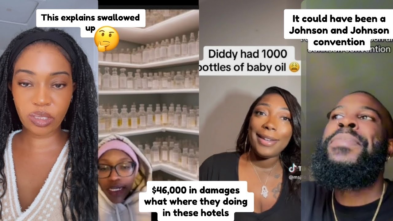 People React To The 1000 Bottles Of Baby Oil Found In Diddy’s Case ...