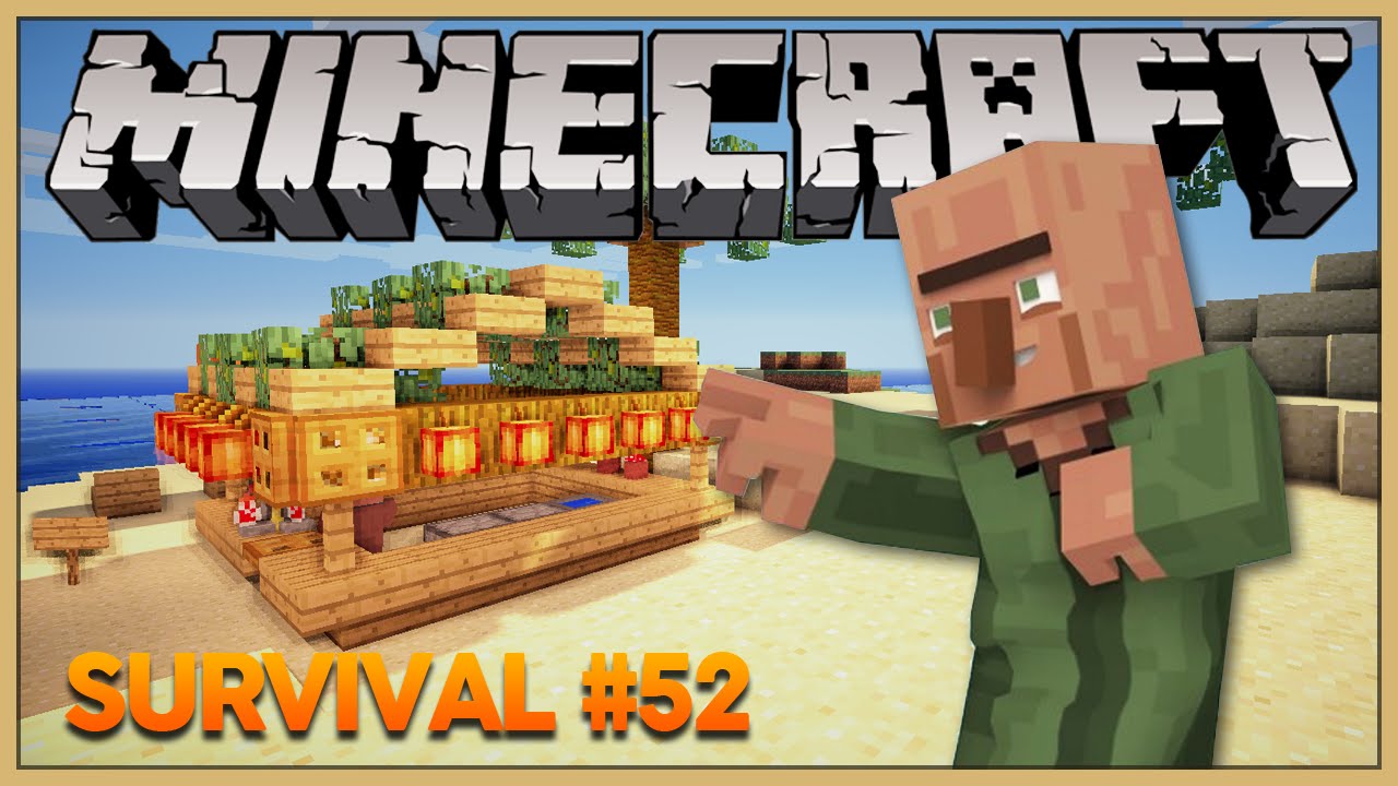 Minecraft Survival #52: Em busca do Aldeão Zumbi! - YouTube