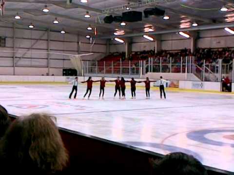Deeside Ice Skating Gala December 21st Adults Syncro (part 2) - YouTube