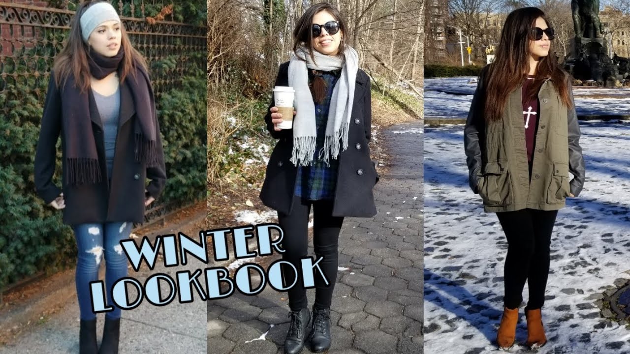 Winter Lookbook | Basic But Cute! - YouTube
