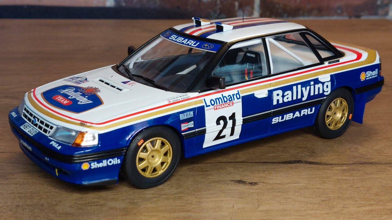 Subaru Legacy RS Colin McRae RAC RALLY 1991 Ixo 1:18 - YouTube