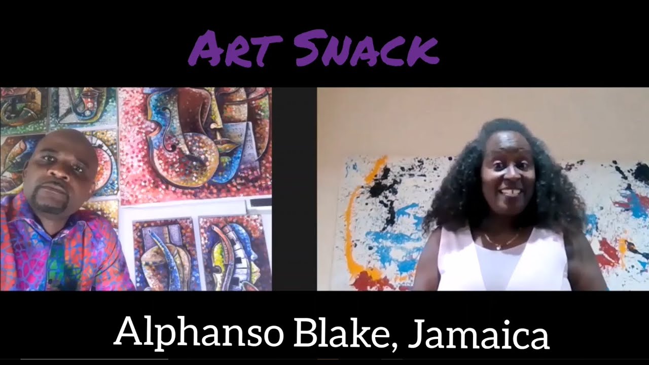ART SNACK with Jennylynd James and Alphanso Blake - YouTube