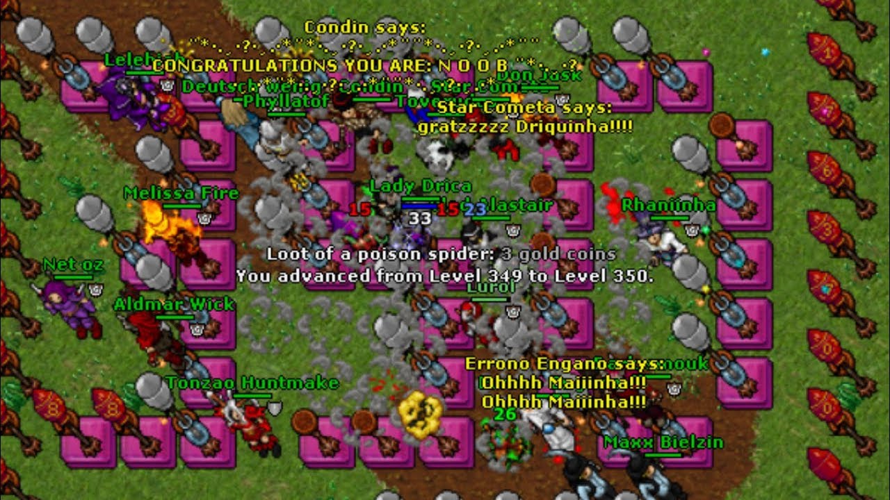 #TIBIA PRINT LVL 350 ( LADY DRICA ) - YouTube