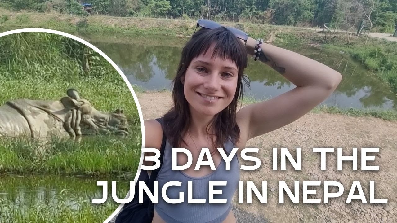 i spent 3 days in NEPALS JUNGLE (met wild rhinos!!) - YouTube