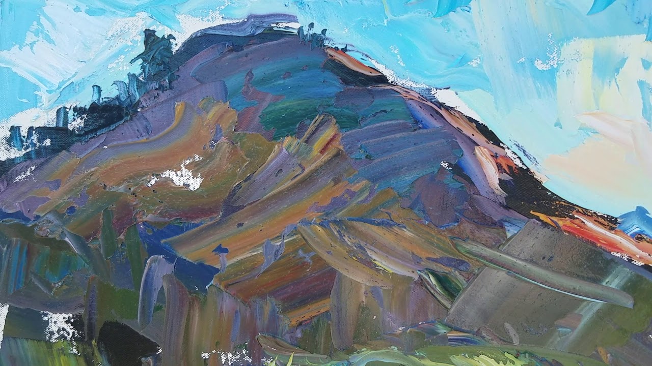 Nathanael Gray at Ridge Trail painting "Pale Morning Light." See his ...