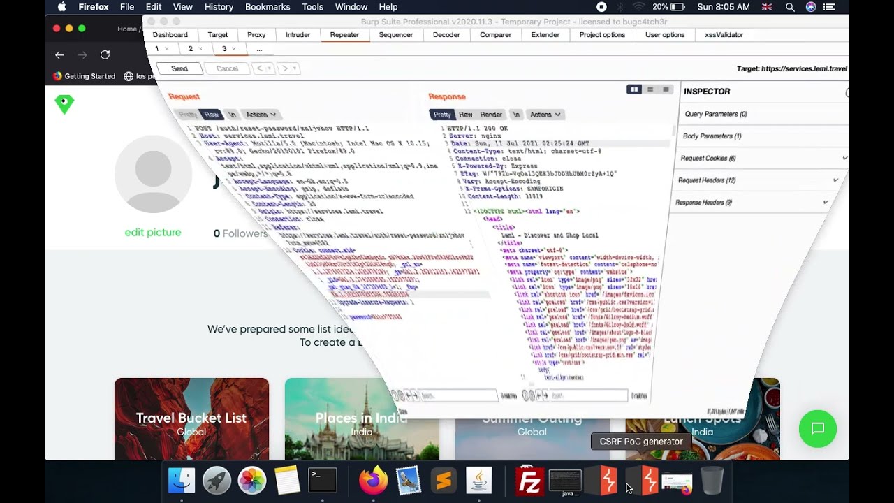 Account Tackeover via CSRF - YouTube