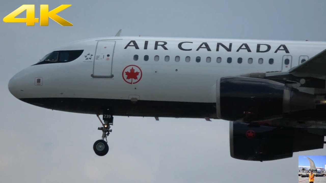 Air Canada A320-214 (New Livery) [C-FXCD] Landing-RWY 05 (Toronto ...