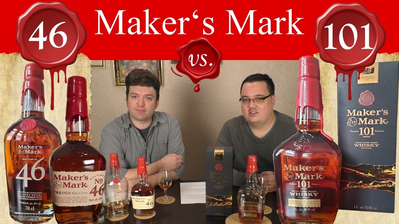 Maker s Mark 46 Vs 101 Wer Gewinnt Bourbon Vergleich Verkostung Maker s Mark 46 Vs 101 Wer Gewinnt Bourbon Vergleich Verkostung