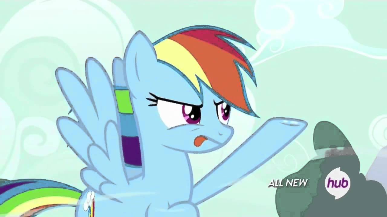 Rainbow Dash checking the wind - YouTube