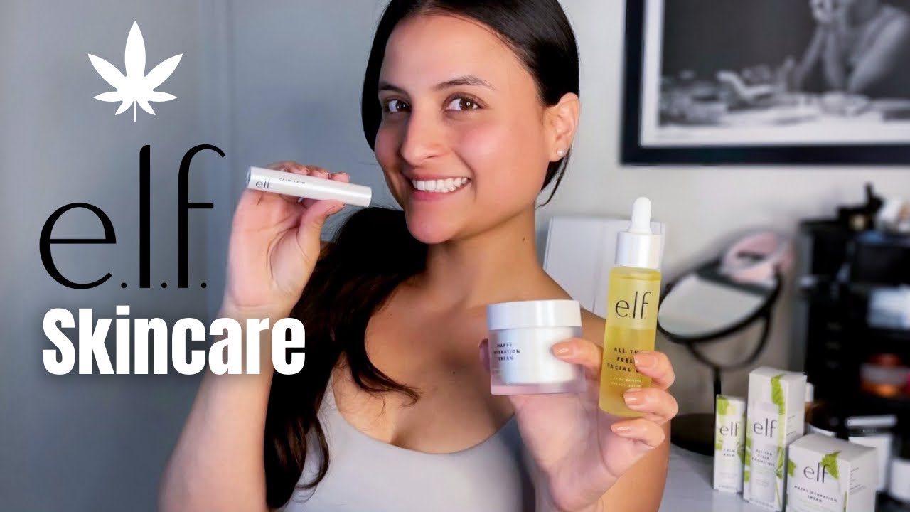 ELF Cosmetics CANNABIS SATIVA Skincare Review! - YouTube