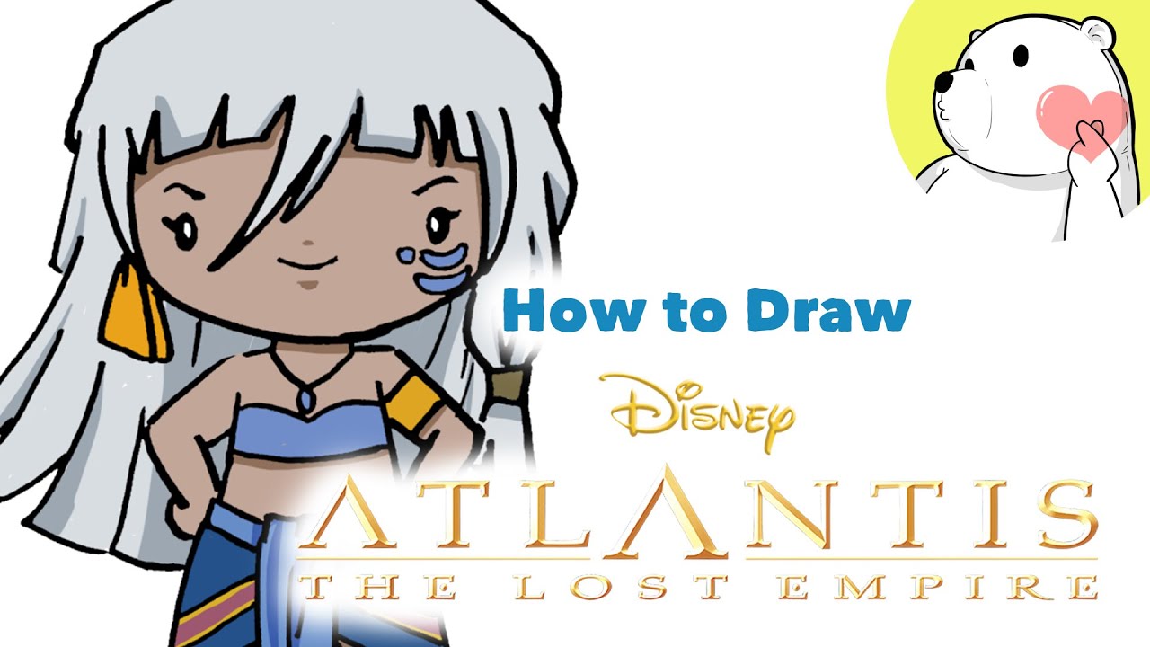 Atlantis The Lost Empire Kida Drawing