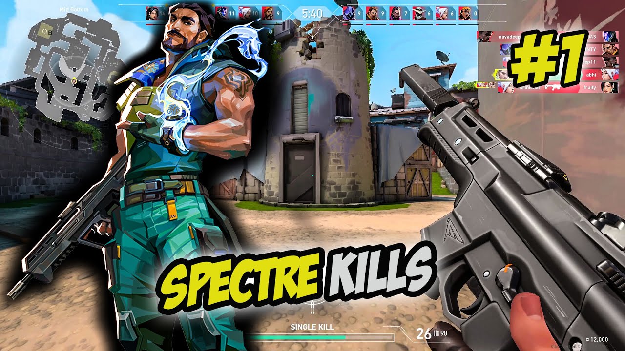 Valorant Spectre Only To Immortal | Top 30 Spectre Gun Kills - YouTube