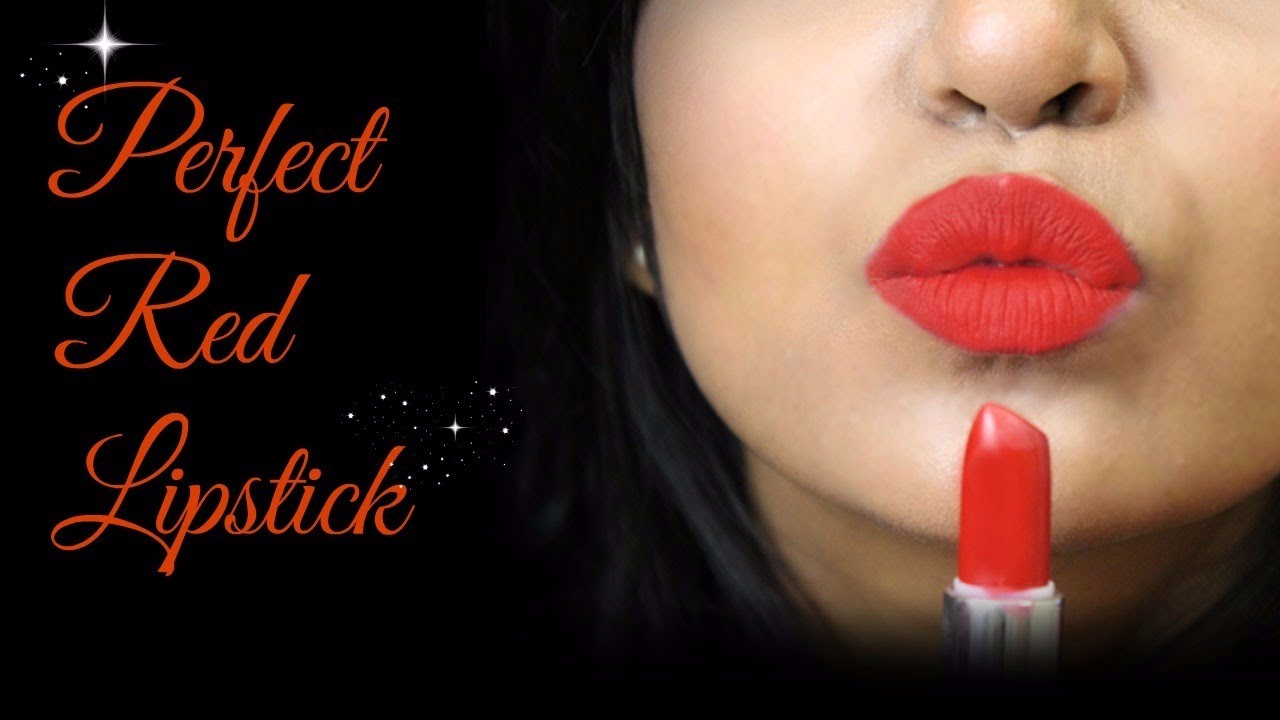 How to: Get your perfect RED Lipstick | Red lipstick guide - YouTube