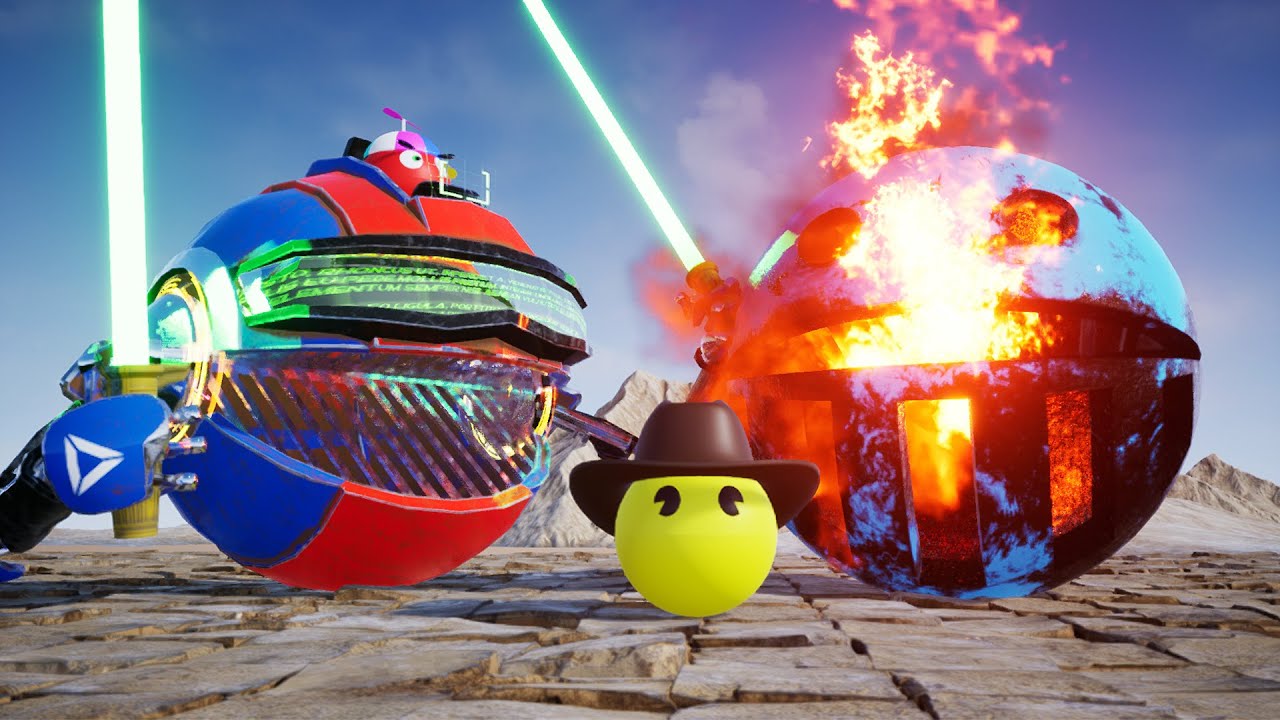 Pacman VS Robot Pacman //The Adventure of the Egyptian Tomb - YouTube