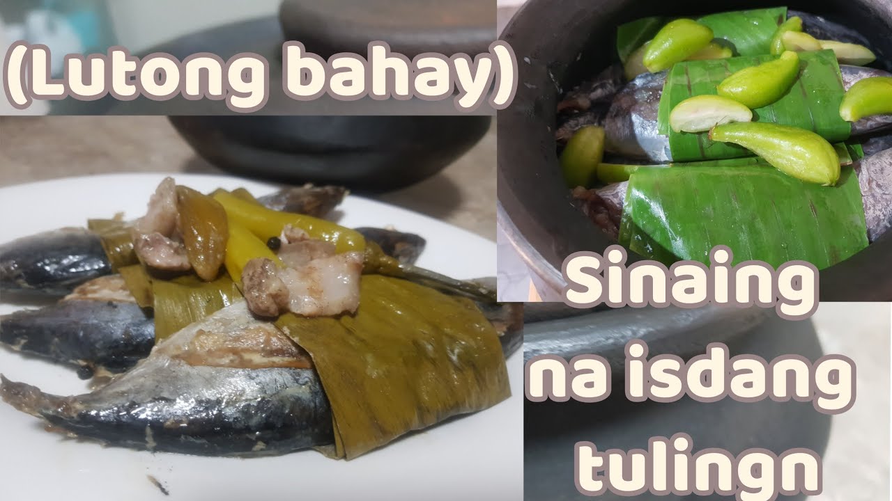 Sinaing na isdang tulingan(lutong bahay) - YouTube