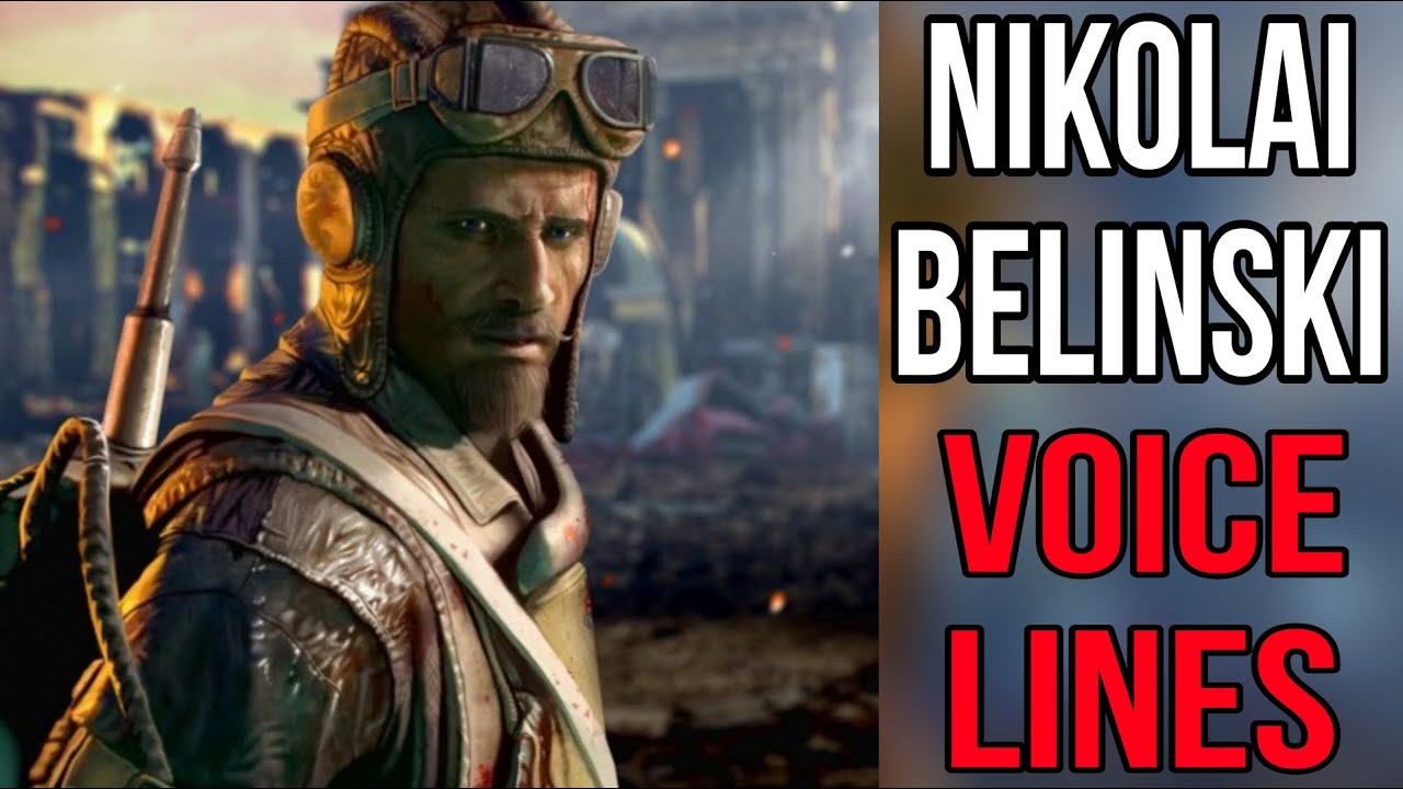 NIKOLAI BELINSKI From Call of Duty Zombies - Voiceover Practice (Black ...