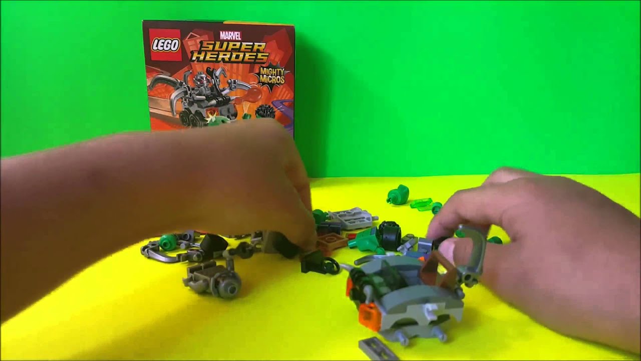 LEGO 76066 Super Heroes Mighty Micros: Hulk vs. Ultron, 76066 - YouTube