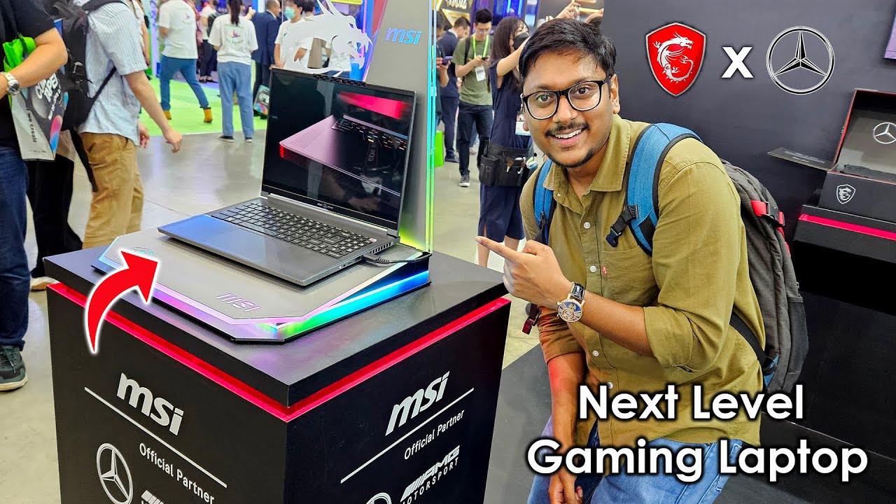 Mercedes Made a Gaming Laptop with MSI 🤯 Next Level Tech🔥 - YouTube