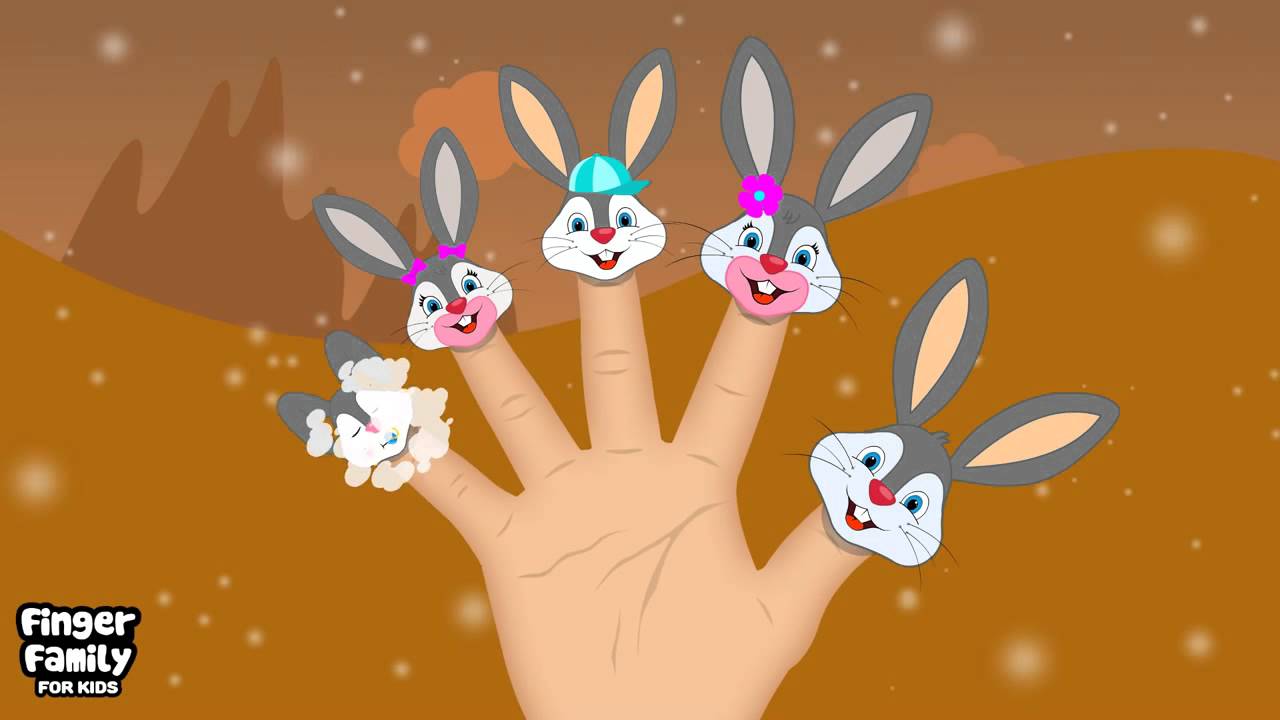 Rabbit Finger Family Song Finger Family Songs for kids Finger Family ...