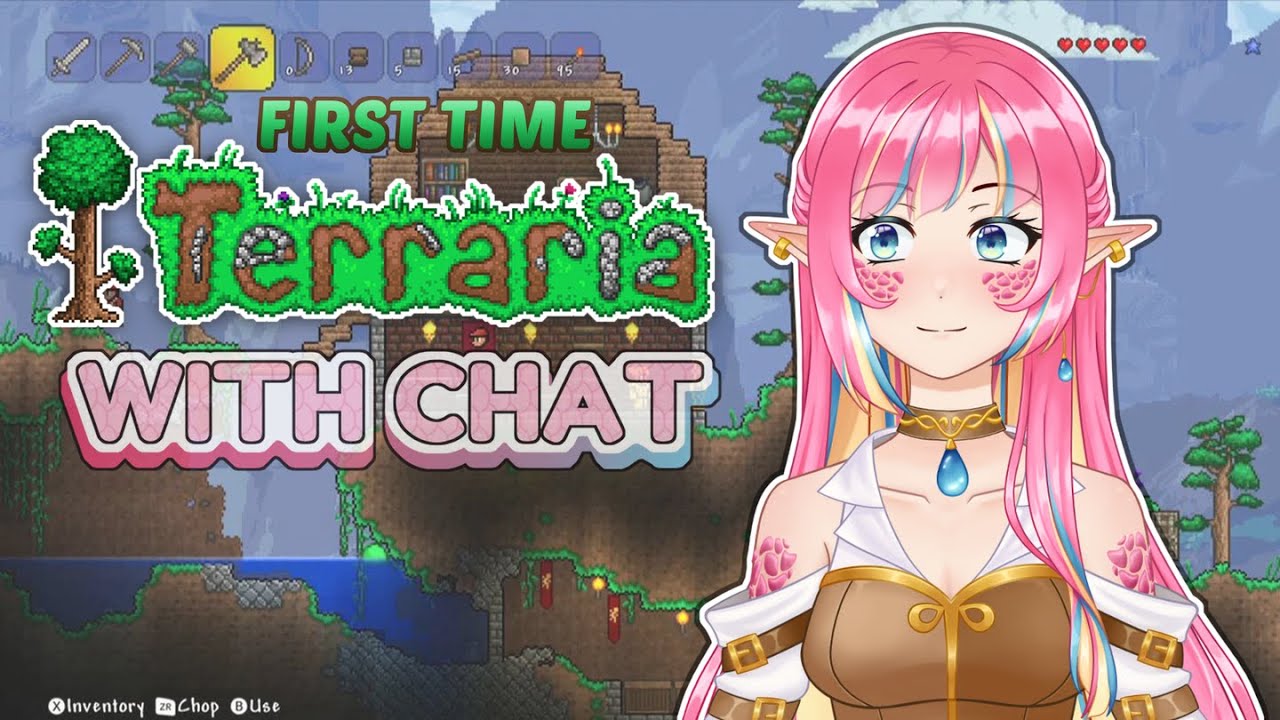 Chat carries me in Terraria - YouTube