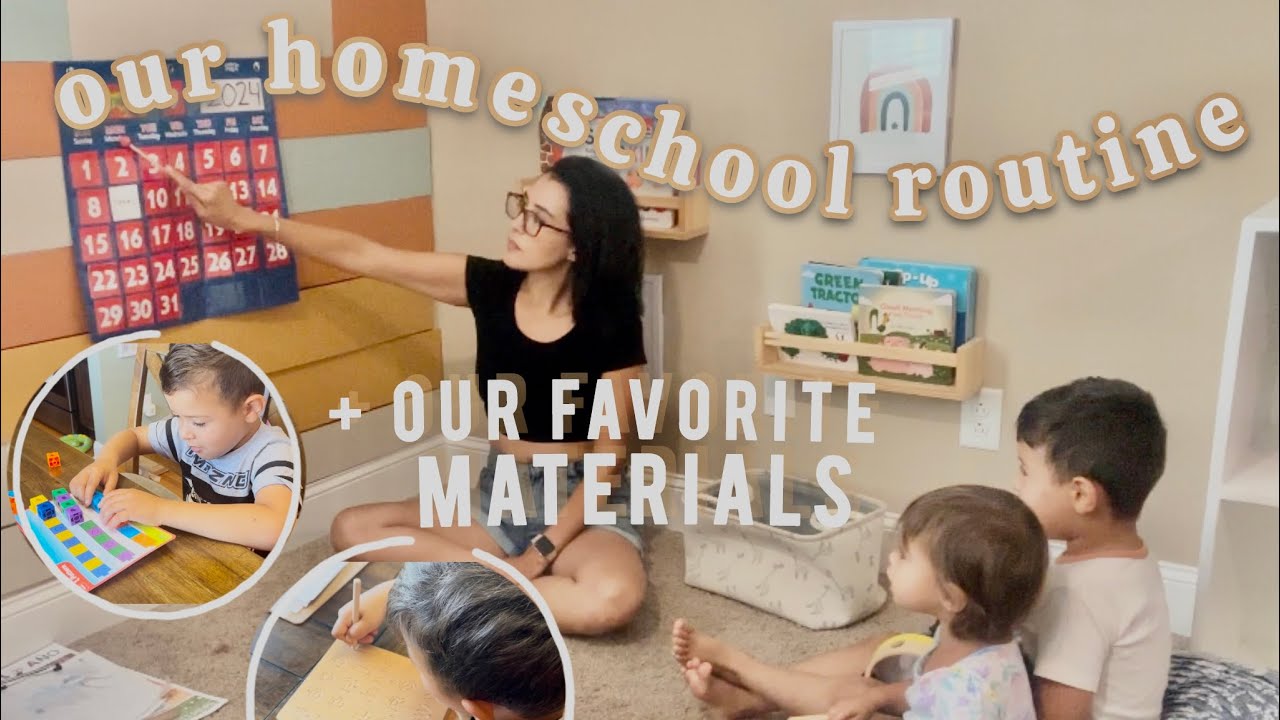 SIMPLE HOMESCHOOL ROUTINE || CURRICULUM && favorite materials 📚📝 - YouTube