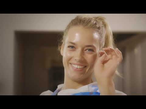 Hannah Ferguson Body Paint 4K