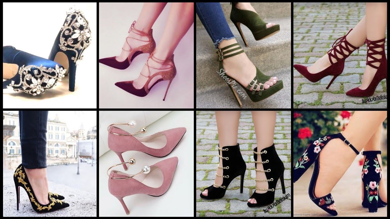 Latest High heels shoes for women's and girls 2020 - YouTube