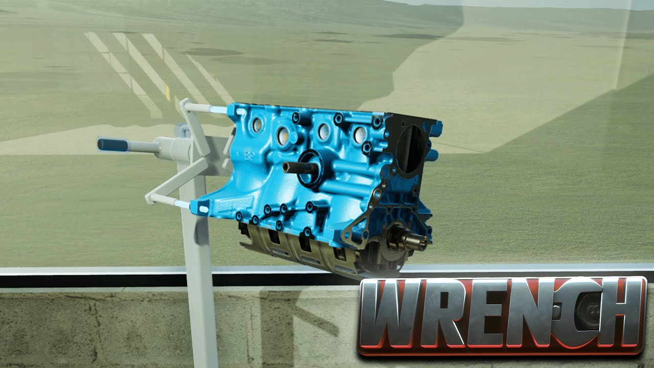 STARTING THE ENGINE REBUILD! Wrench Gameplay | Episode 2 - YouTube