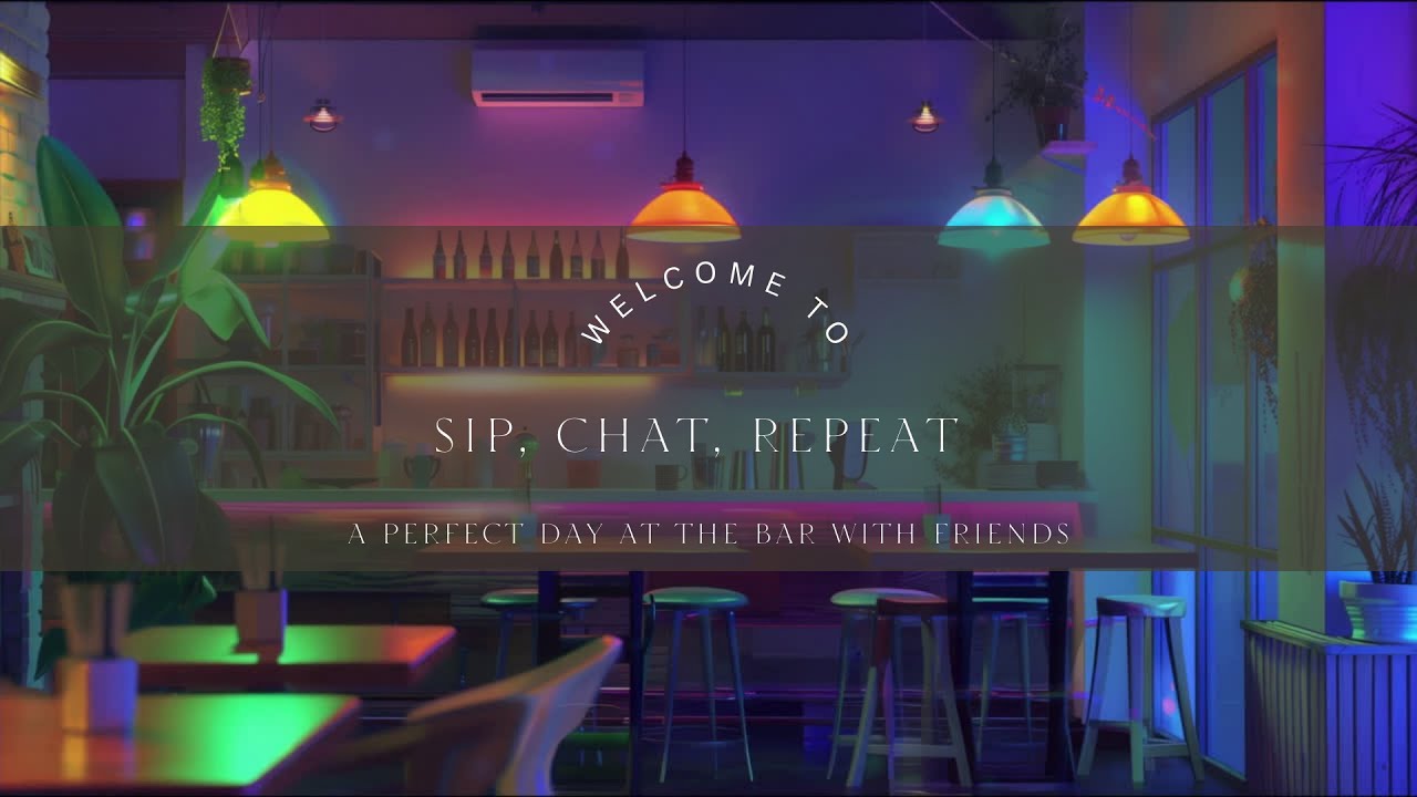 Sip, Chat, Repeat A Perfect Day at the Bar with Friends 🍹🗣️ - YouTube