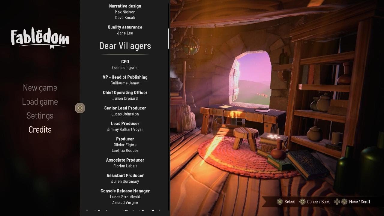 Fabledom (PS5) - Credits - YouTube