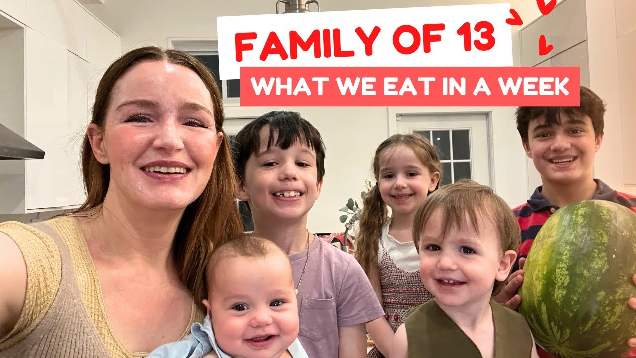 Family of 13 ️ What we eat in a week + Mini Unboxing! - YouTube