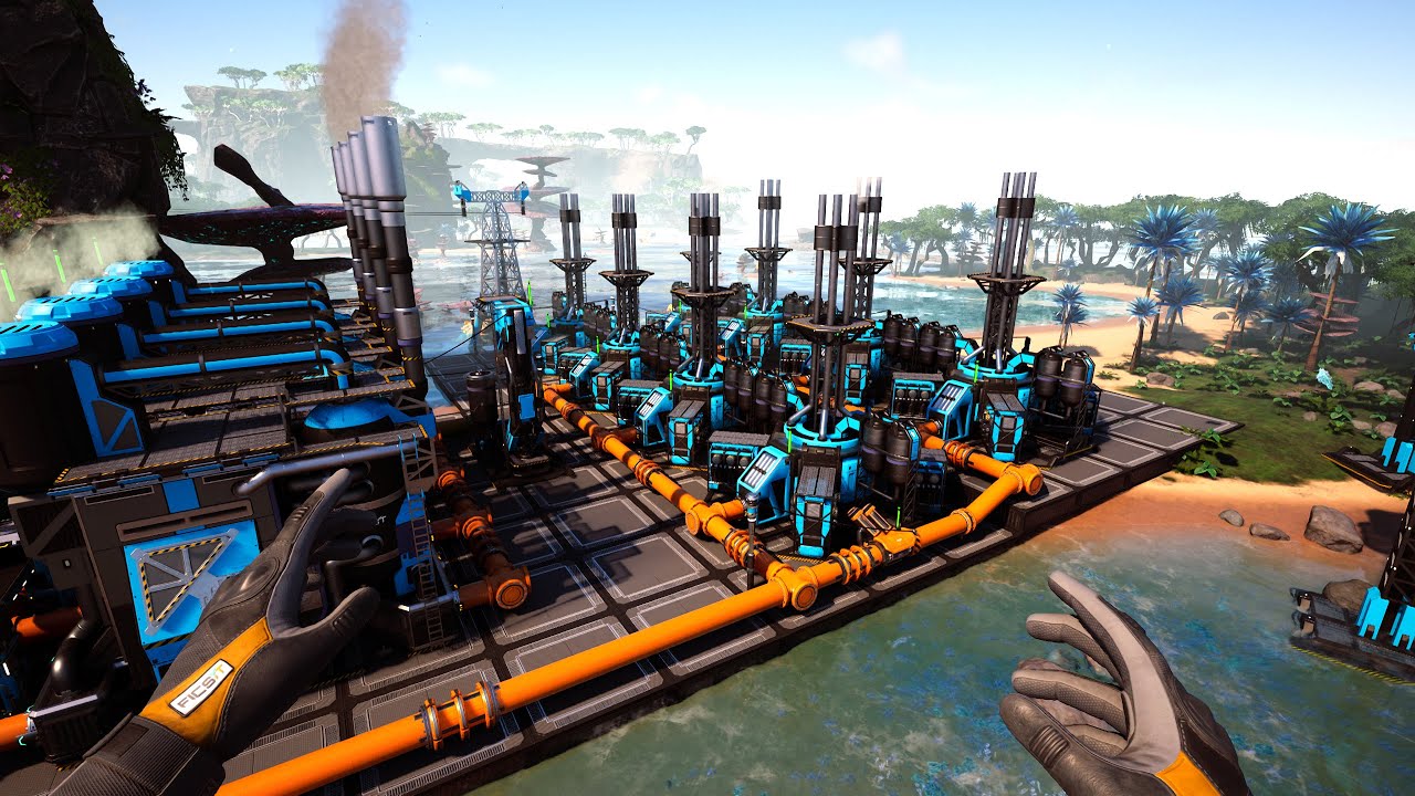 Satisfactory 1.0 Epsiode 11: Starting up Oil Production! - YouTube