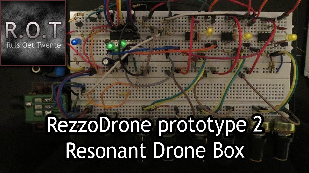 RezzoDrone prototype 2 - Resonant Drone Synth - YouTube