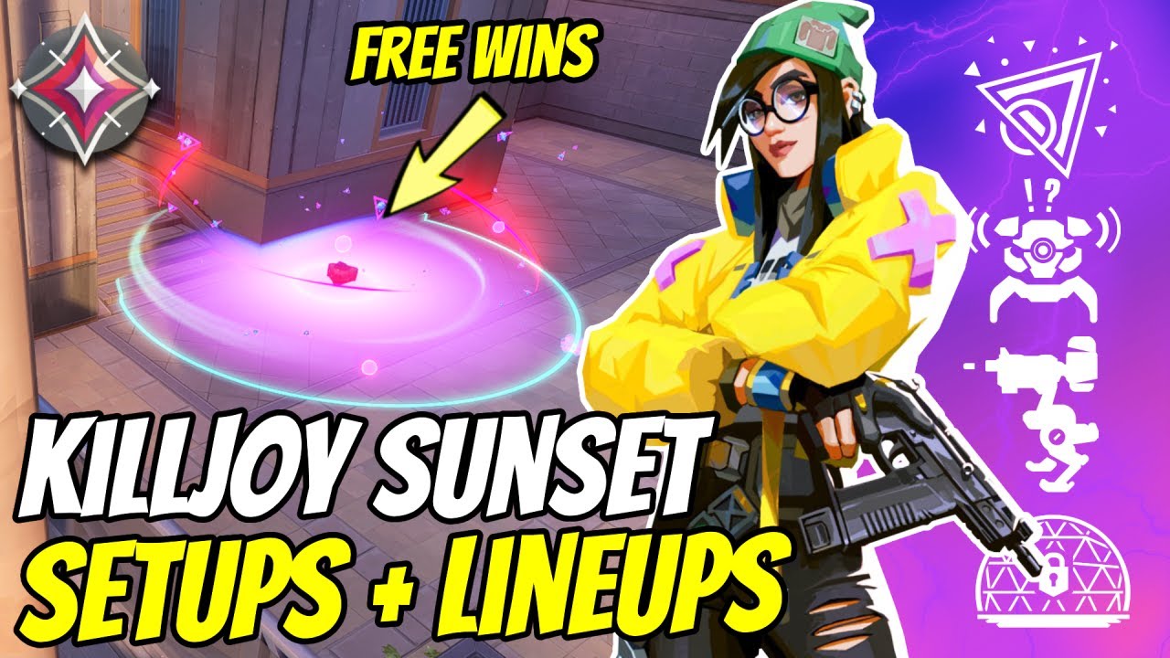 Valorant Killjoy Sunset - Must Know Lineups and Setups - YouTube