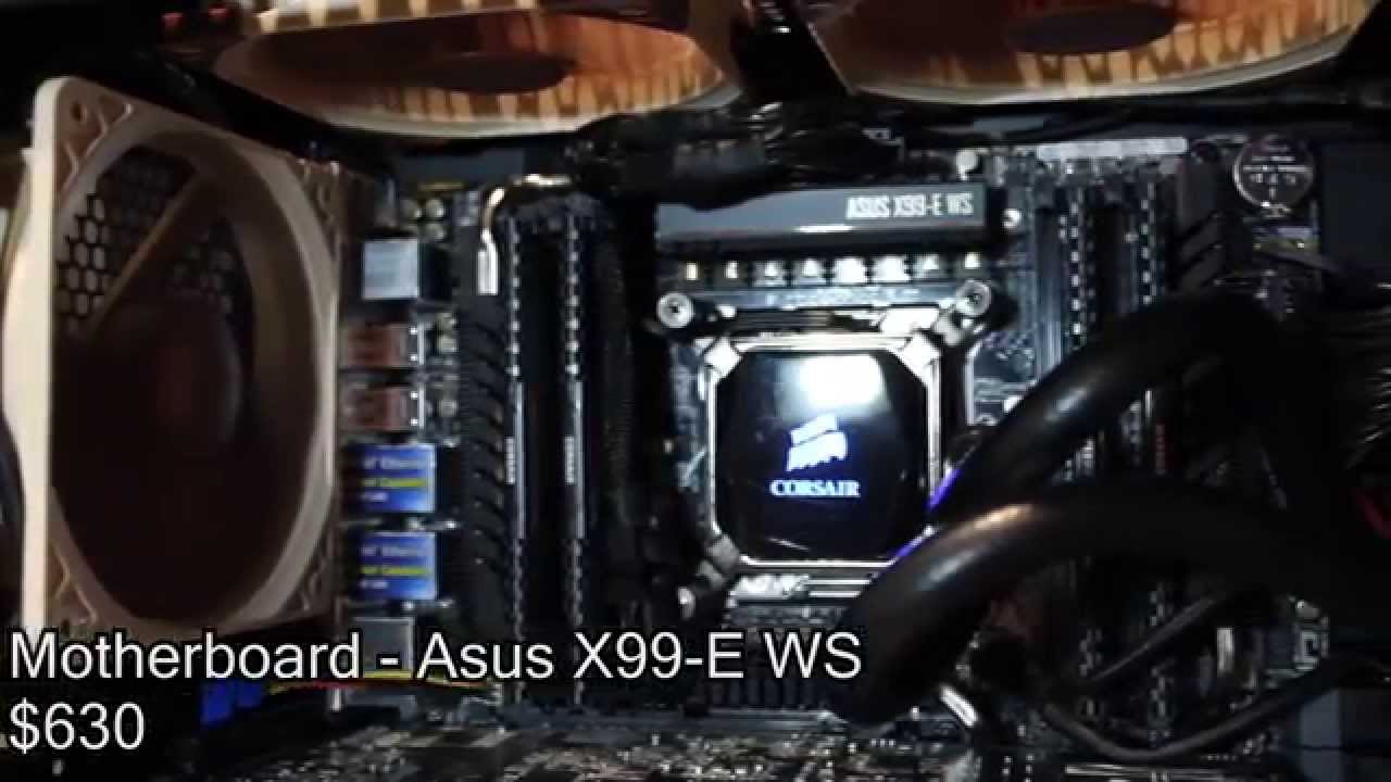 The 2015 Asus X99-E Workstation 5960X Studio PC Build - YouTube